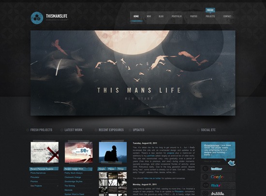 30 Beautiful Dark-themed Web Designs for Inspiration 30 Beautiful Dark-themed Web Designs for Inspiration