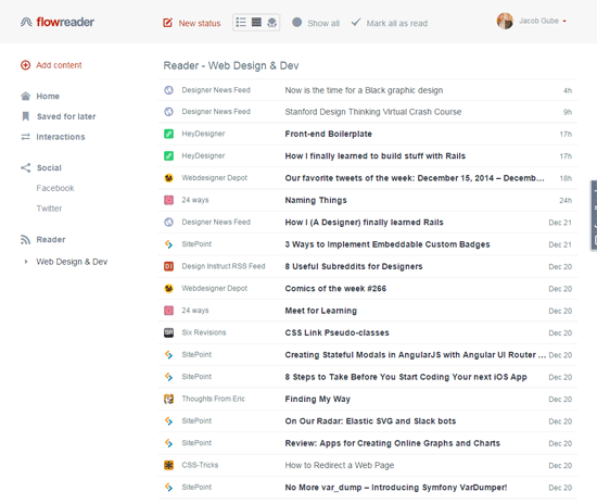 Top 10 Free Online RSS Readers