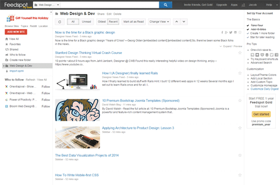 Top 10 Free Online RSS Readers