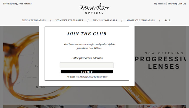 20 Beautiful Examples of Modal Windows