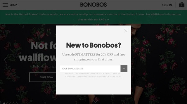 20 Beautiful Examples of Modal Windows