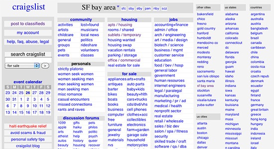 10 Massively Popular Websites with Plain and Simple Designs