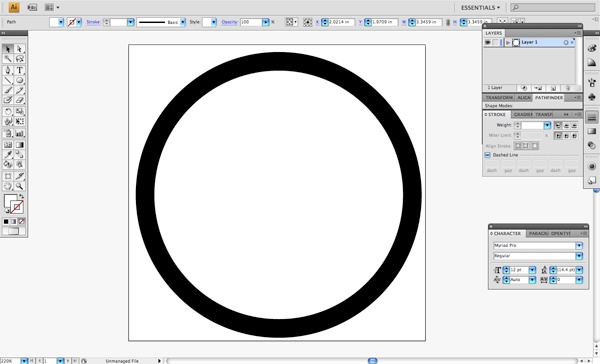 Create a "Circular Fragments" Vector Shape in Illustrator