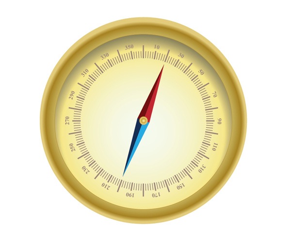 How To Make A Golden Compass In Illustrator