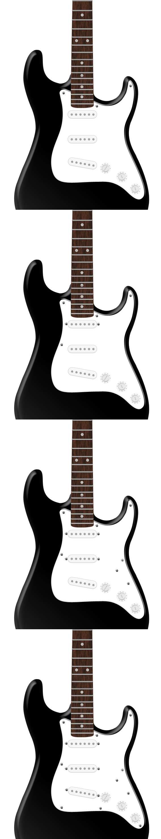 Make a Photorealistic Electric Guitar in Photoshop