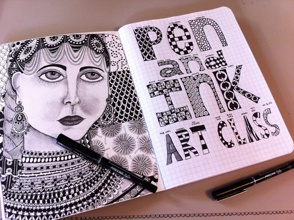 50 Beautiful Sketchbook Drawings for Inspiration