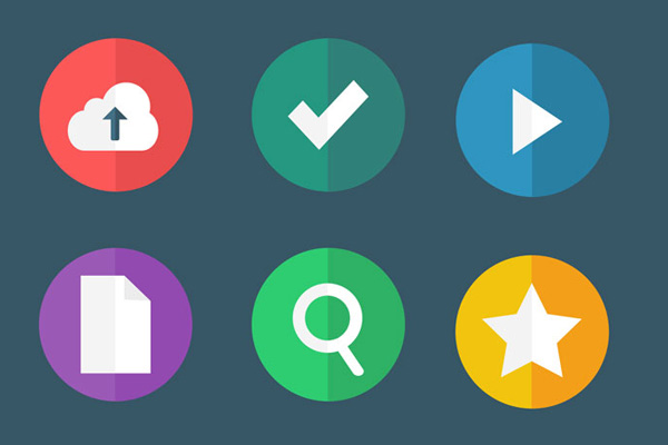 20 Free High-Quality Flat Design Icon Sets
