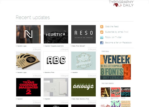 12 Websites to Go to for Typography Inspiration