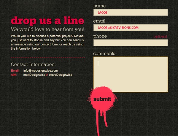 25 Creative Web Form Designs