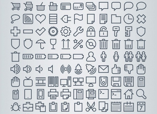 40 Free High-Quality Line Icon Sets