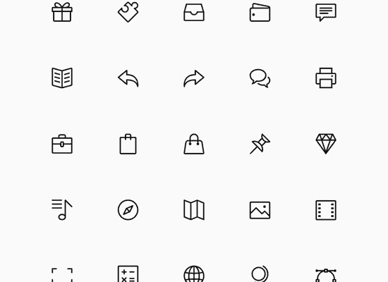 40 Free High-Quality Line Icon Sets