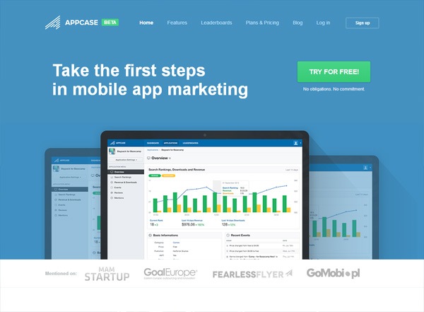 20 Examples of Blue Websites for Design Inspiration