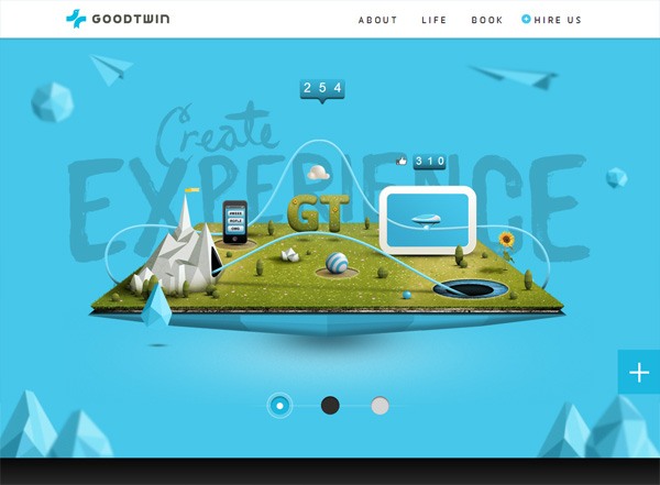 20 Examples of Blue Websites for Design Inspiration