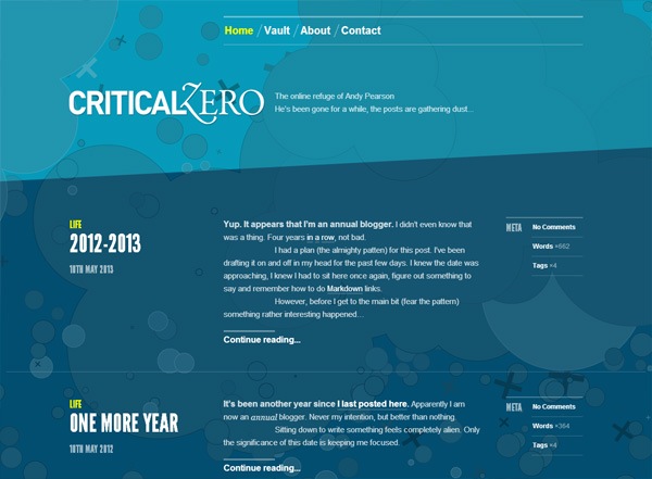 20 Examples of Blue Websites for Design Inspiration