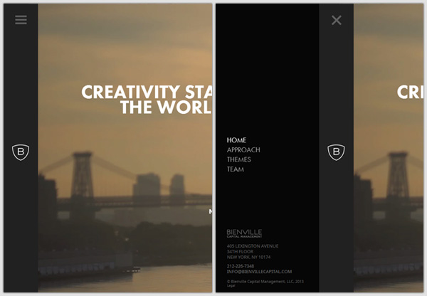 A Look at the Off-Canvas Menu Design Pattern