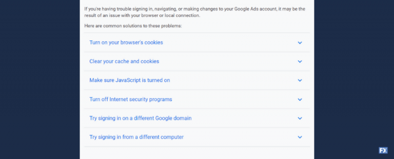 Google Ads Login: 11 Common Problems & Solutions