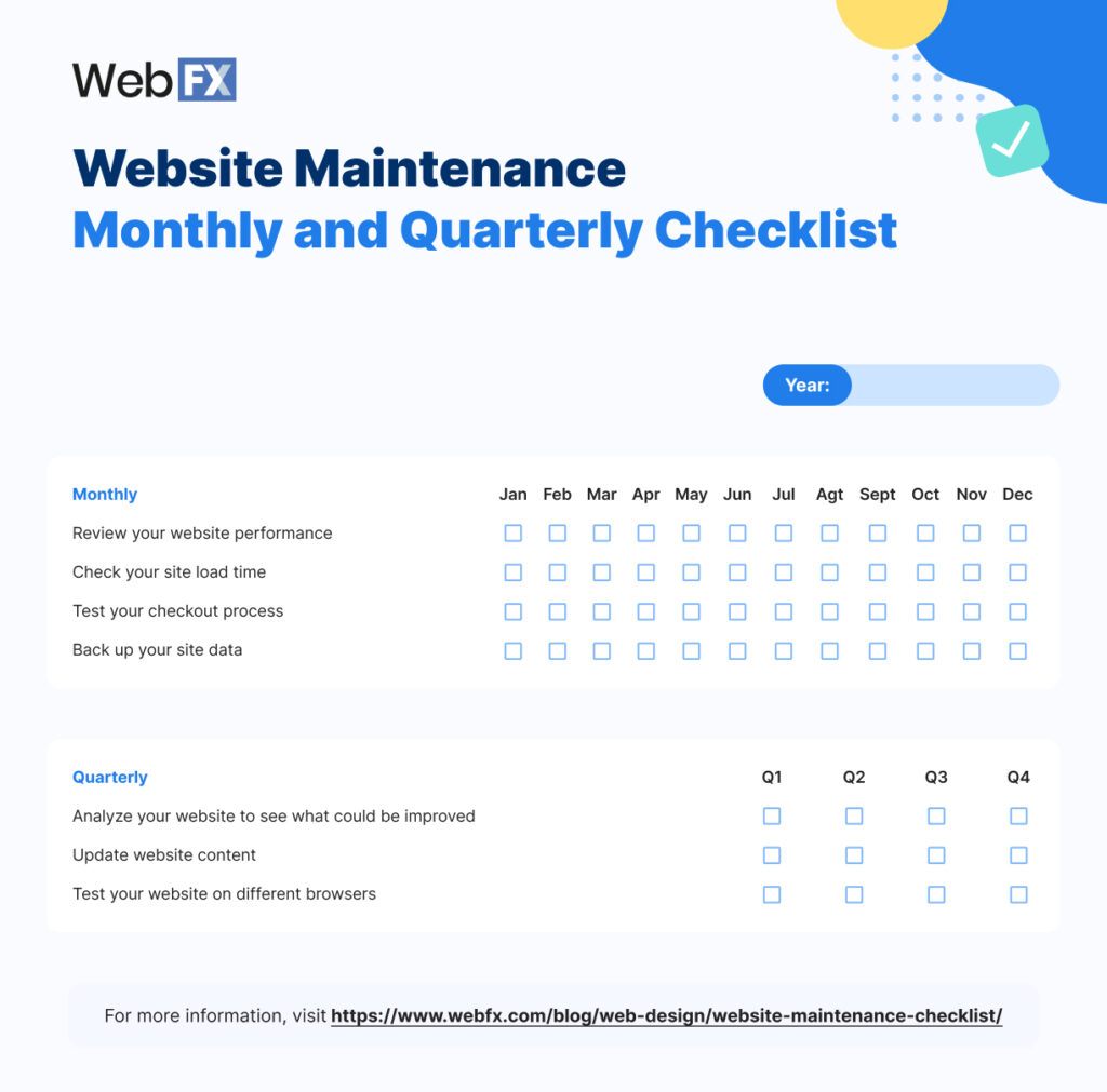 The A-Z Website Maintenance Checklist: 10 Essential Tasks