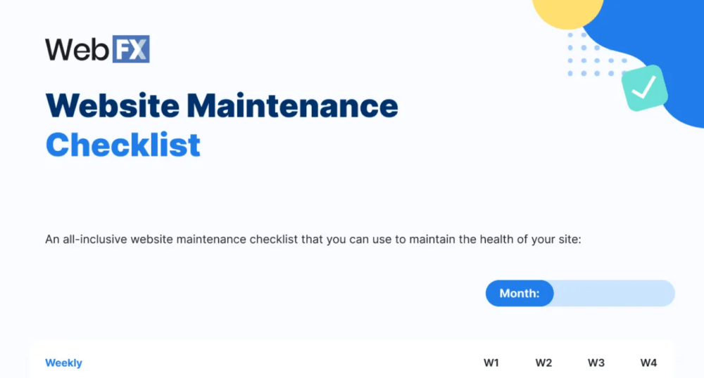 The A-Z Website Maintenance Checklist: 10 Essential Tasks
