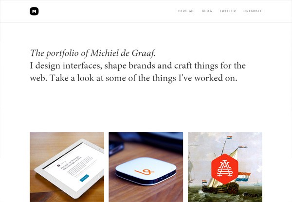 50 Beautifully Simple Portfolio Websites For Your Inspiration