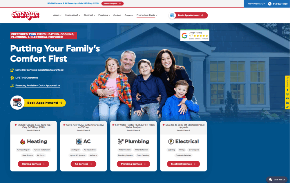 Home Services Website Design That Earns You More Jobs