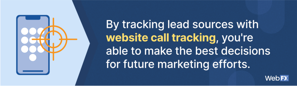 Website Call Tracking Services | Call Tracking Software | WebFX