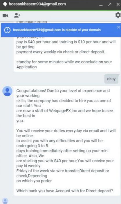 Phishing Job Interview Scams | WebFX