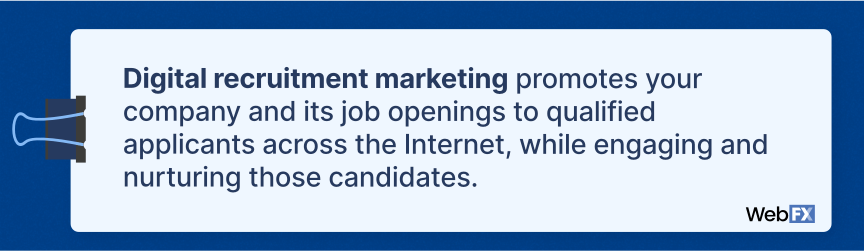 Digital Recruitment Marketing Pricing | WebFX Pricing Guide