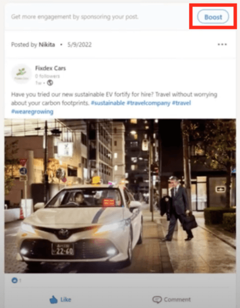 How to Boost a LinkedIn Post to Increase Post Views