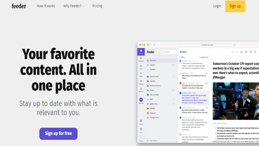 Top 6 Free Online RSS Readers | Free RSS Readers | WebFX
