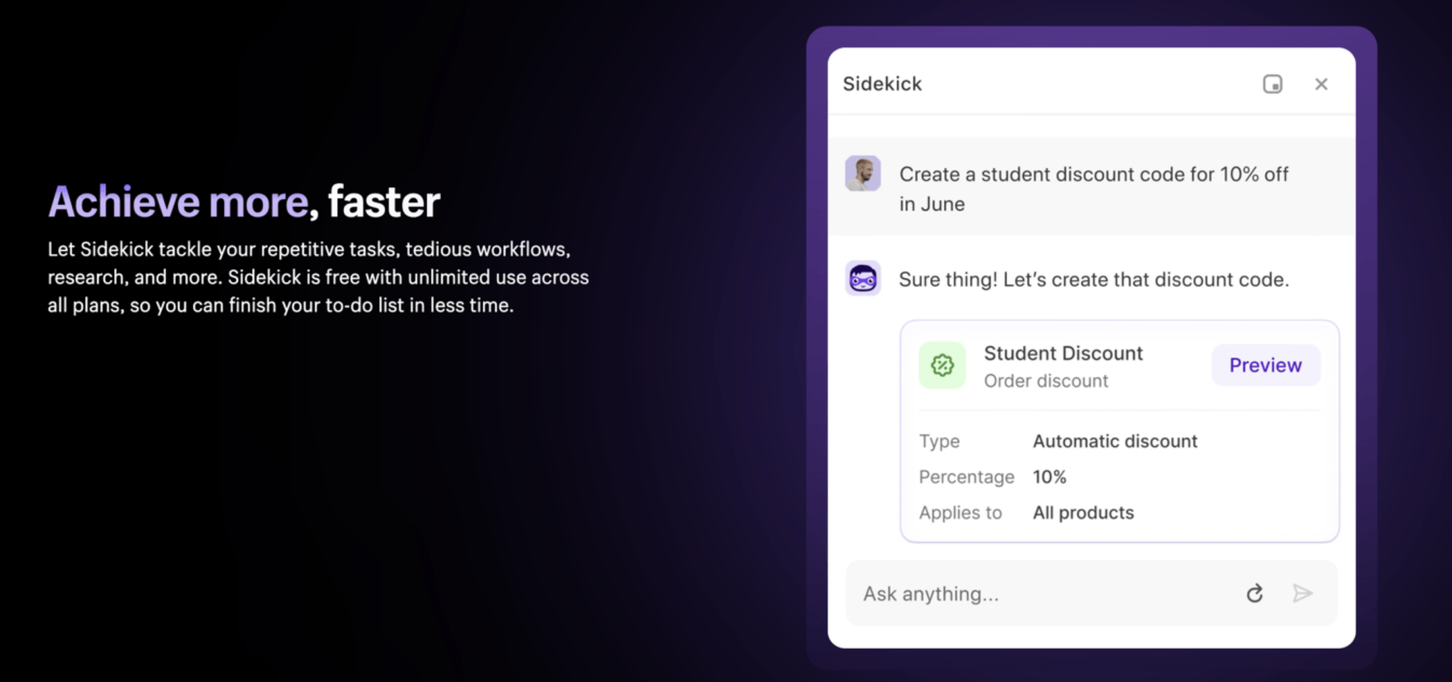 How To Use Shopify Magic & Sidekick AI (+ Tips and Examples!)