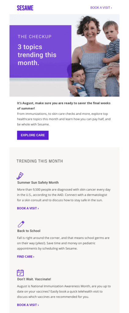 The Best 29 Healthcare Email Examples Around Now
